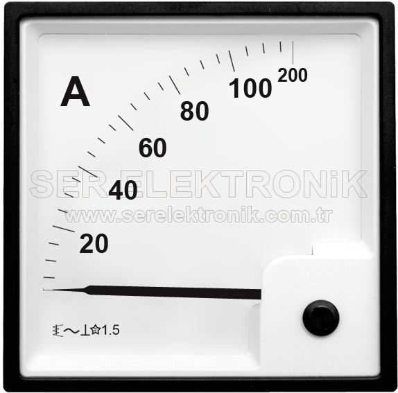 AC 100A Analog Ampermetre » Ser Elektronik