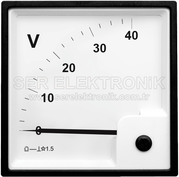 DC40V Analog Voltmetre » Ser Elektronik