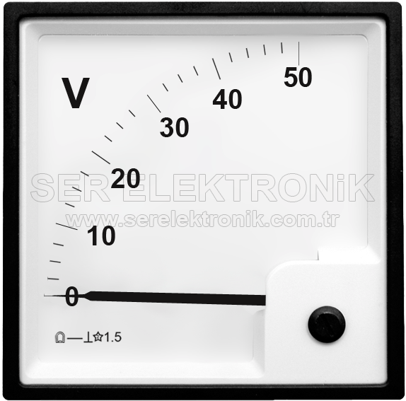 DC50V Analog Voltmetre » Ser Elektronik