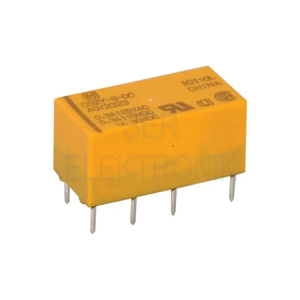 Panasonic – DS2Y-S-DC24V 24VDC 2A Telekom Röle (nais) » Ser Elektronik