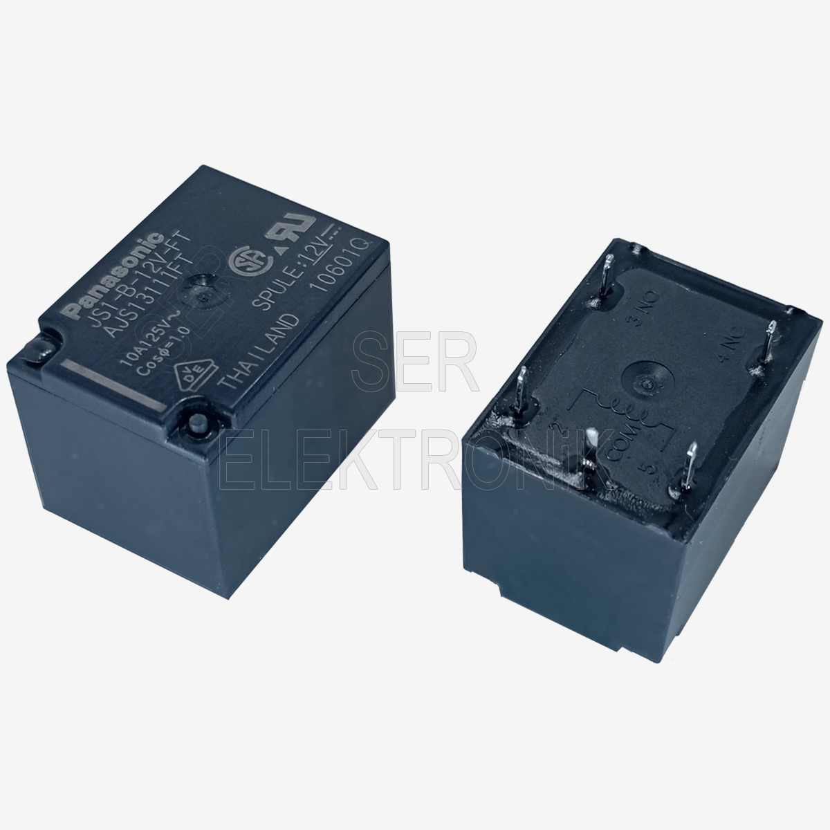 Panasonic – JS1-B-12V-FT 12V 10A DC Röle » Ser Elektronik
